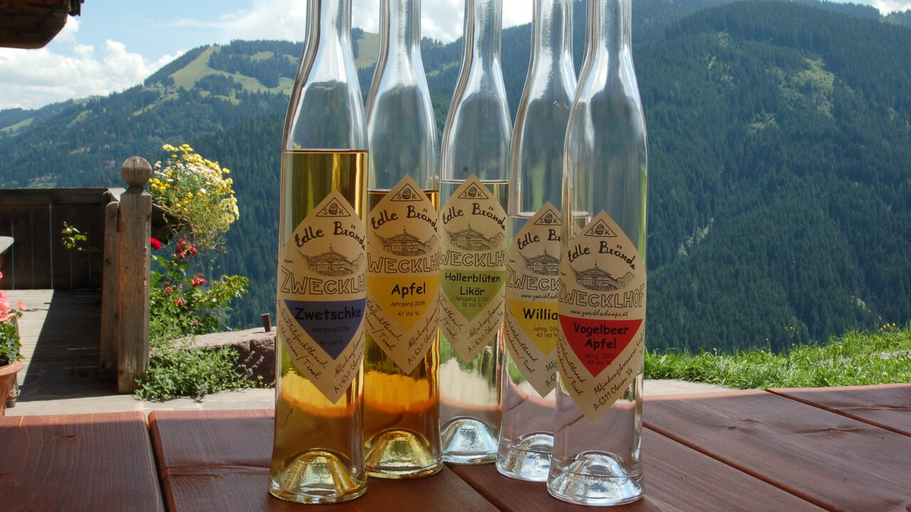 Schnapps in the Wildschönau | Wildschönau culinary delights